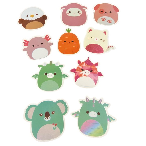 Squishmallows | Design | Squishmallows Piece Sticker Bundle | Poshmark